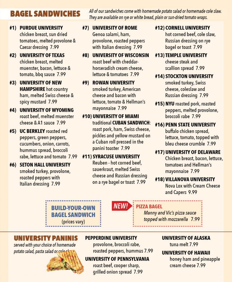 Bagel University – Order Online